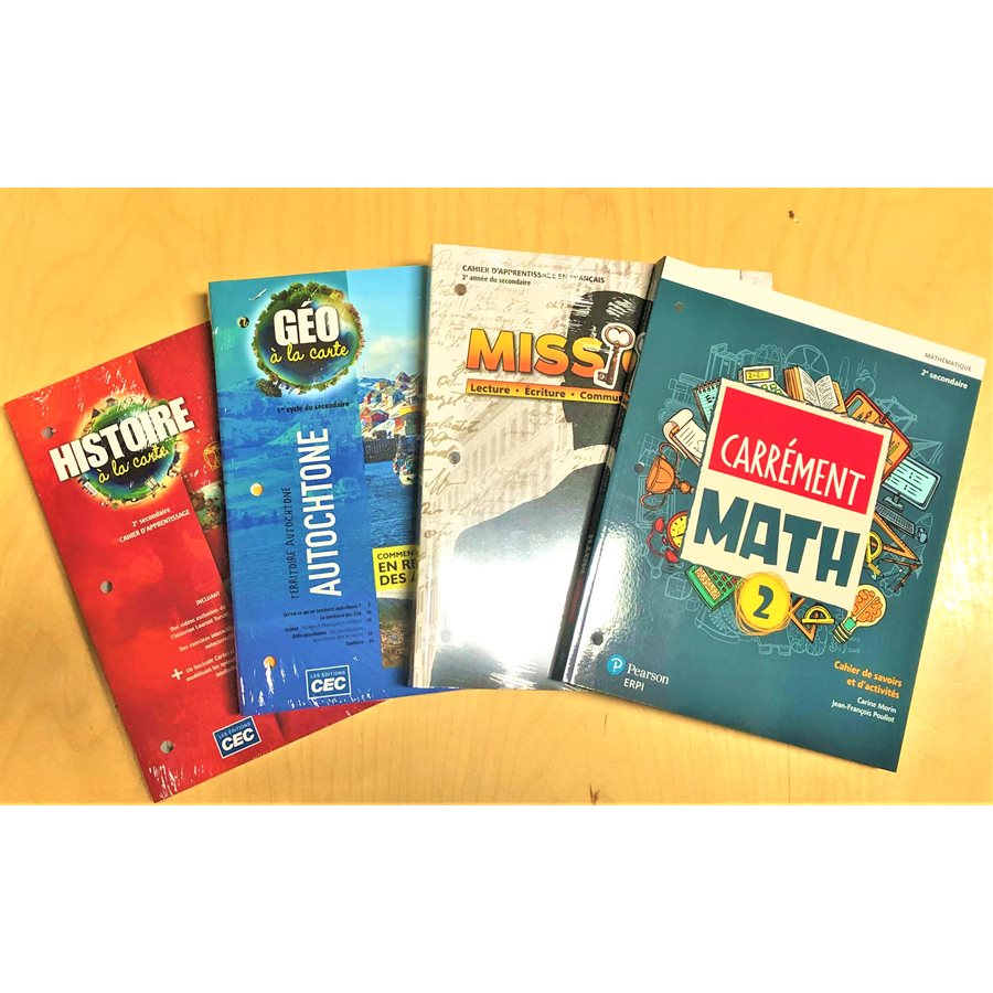 CAHIER HUBERT-MAISONNEUVE SEC 2 PEI